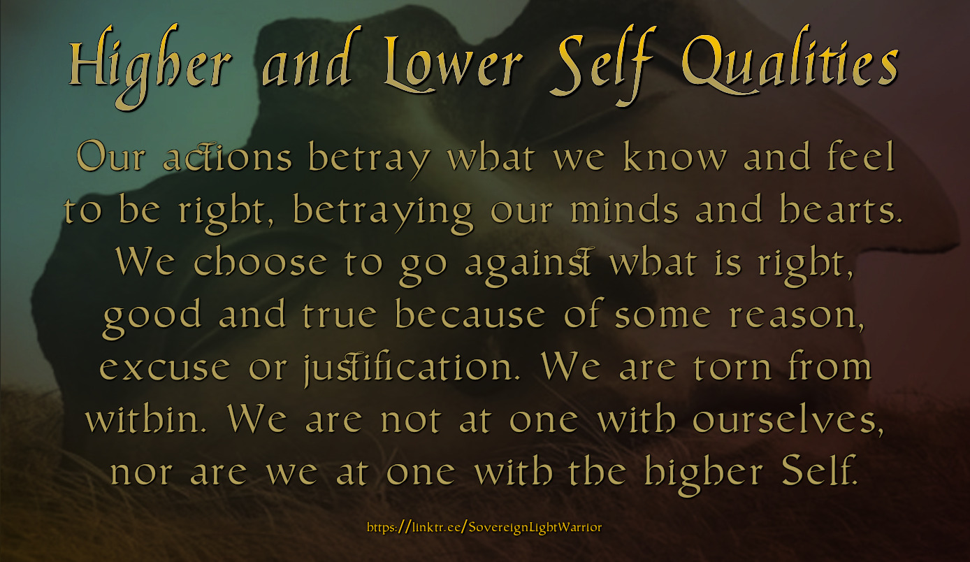 Higher Self and Lower Self. Self-Knowledge Barriers. Ego-Personality ...