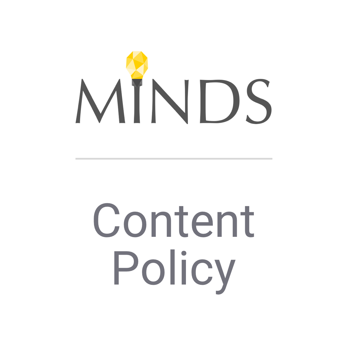 Content Policy | Minds